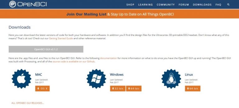 OpenBCI Ganglion (Windows 10) – Part 2 – Software – brainwaves.io
